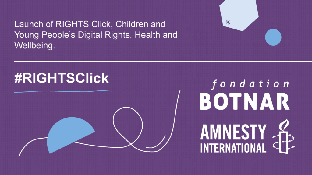 Amnesty International and Fondation Botnar launch first large-scale ...